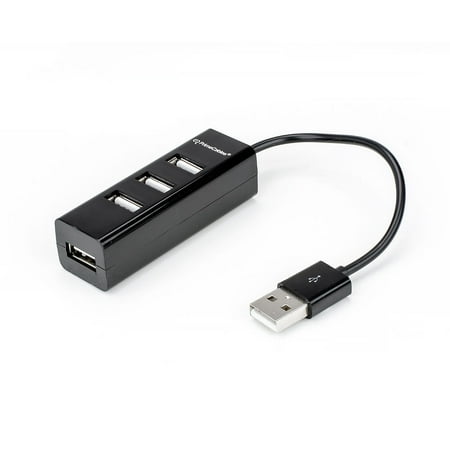 4-Port USB 2.0 High Speed Portable Hub, Black | Walmart Canada