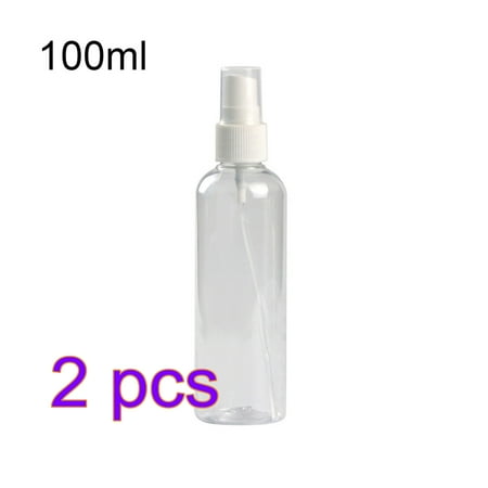 2pcs Spray Bottle Transparent Plastic Cosmetic Sprayer Portable Storage ...