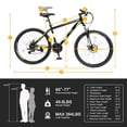 Ktaxon 26" Adult Bicycle, Explorer Mountain Bike, 21 Speed, High Carbon ...