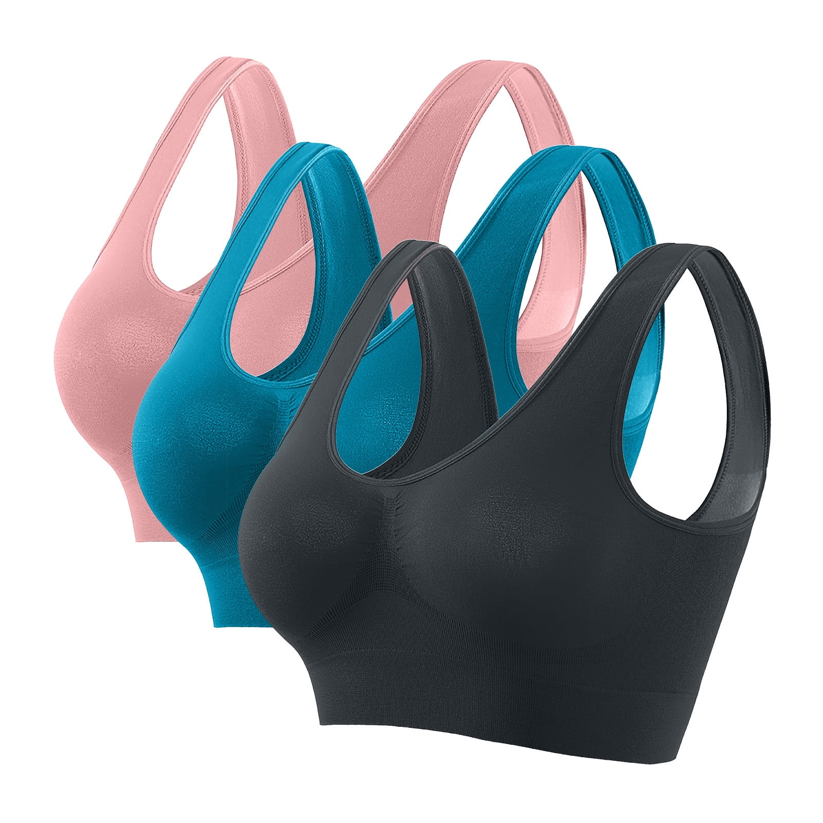 Click here for Cameland 3 Pack Of Wireless Sports Bras For Women... prices