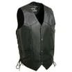 Maxam Buffalo Leather Motorcycle Vests for Men - Medium - Walmart.com