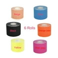 QARUN 6 Rolls Kinesiology Tape Pro Athletic Sports,Waterproof ...