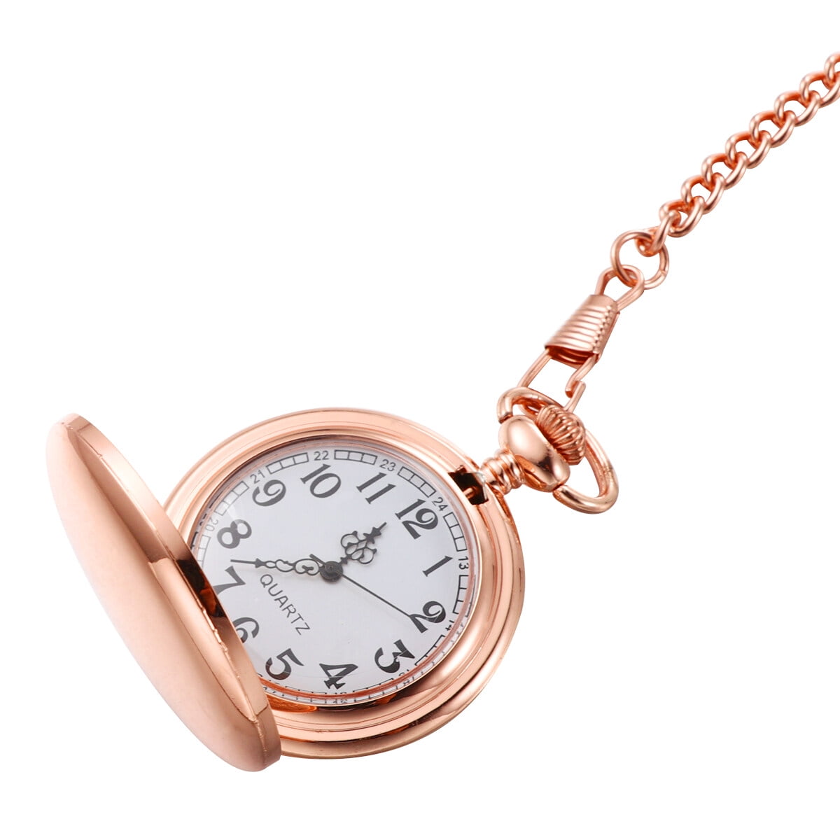 Click here for Hydreachca 1pc Retro Two Faced Smooth Pocket Watch... prices