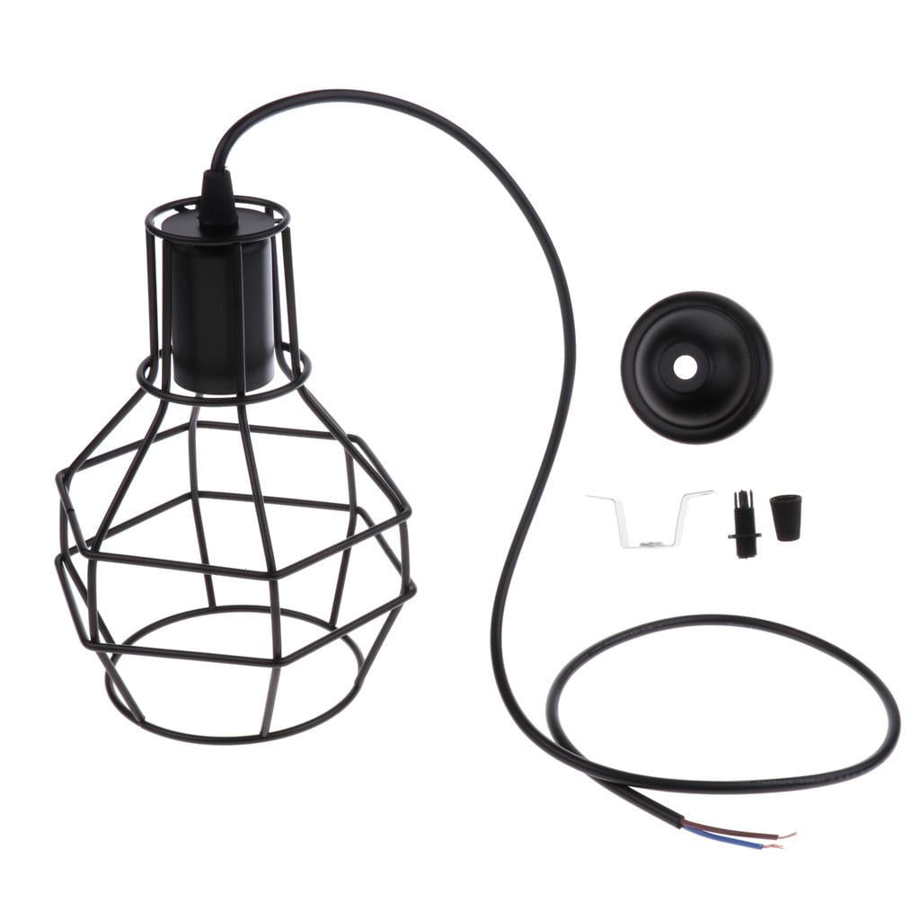 1 Piece Metal Bulb Guard, Lamp Cage For Hanging Pendant Lights And ...