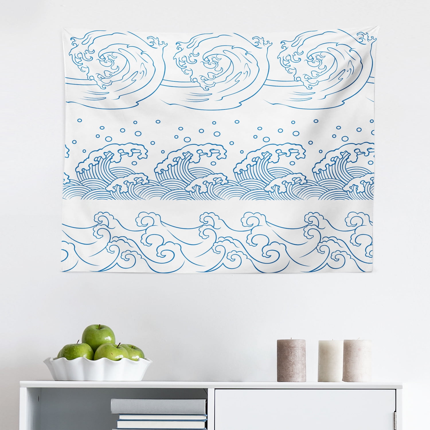 Winter Tapestry, Rustic Snowy Woodsy Frame Window View Print Mountain ...