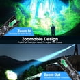 Flashlights High Lumens, 2000LM Bright Flashlight with Memory Function ...