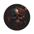 Blood Skull Roses 2-in-1 Foldable Picnic Blanket Tote Bag Shoulder ...
