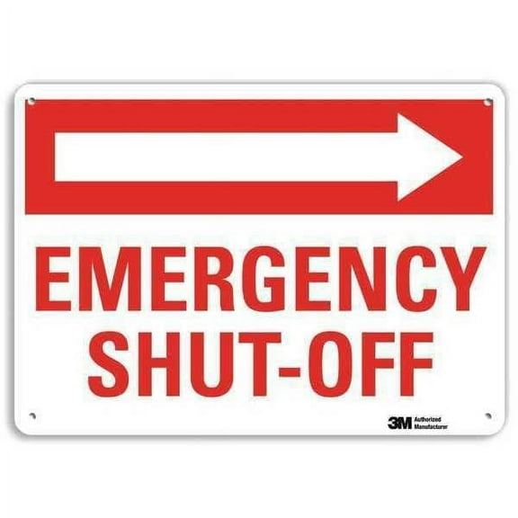 Lyle Safety Sign,7 in x 10 in,Aluminum U4-1557-RA_10X7 - Walmart.com