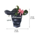 Cow Head Door Sign Farm Animal Wooden Welcome Sign, Cow Head Wreath ...