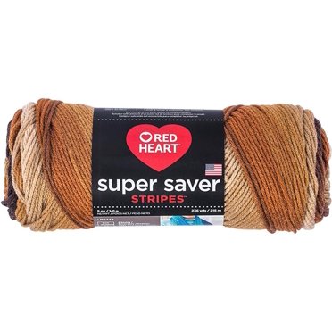 Red Heart Super Saver Yarn - Favorite Stripe, Multipack of 6 - Walmart.com