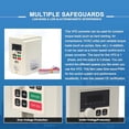2.2KW VFD 220V 3HP, 2200W AC Motor Inverter 12.5A,1 Phase Input 220V 50 ...