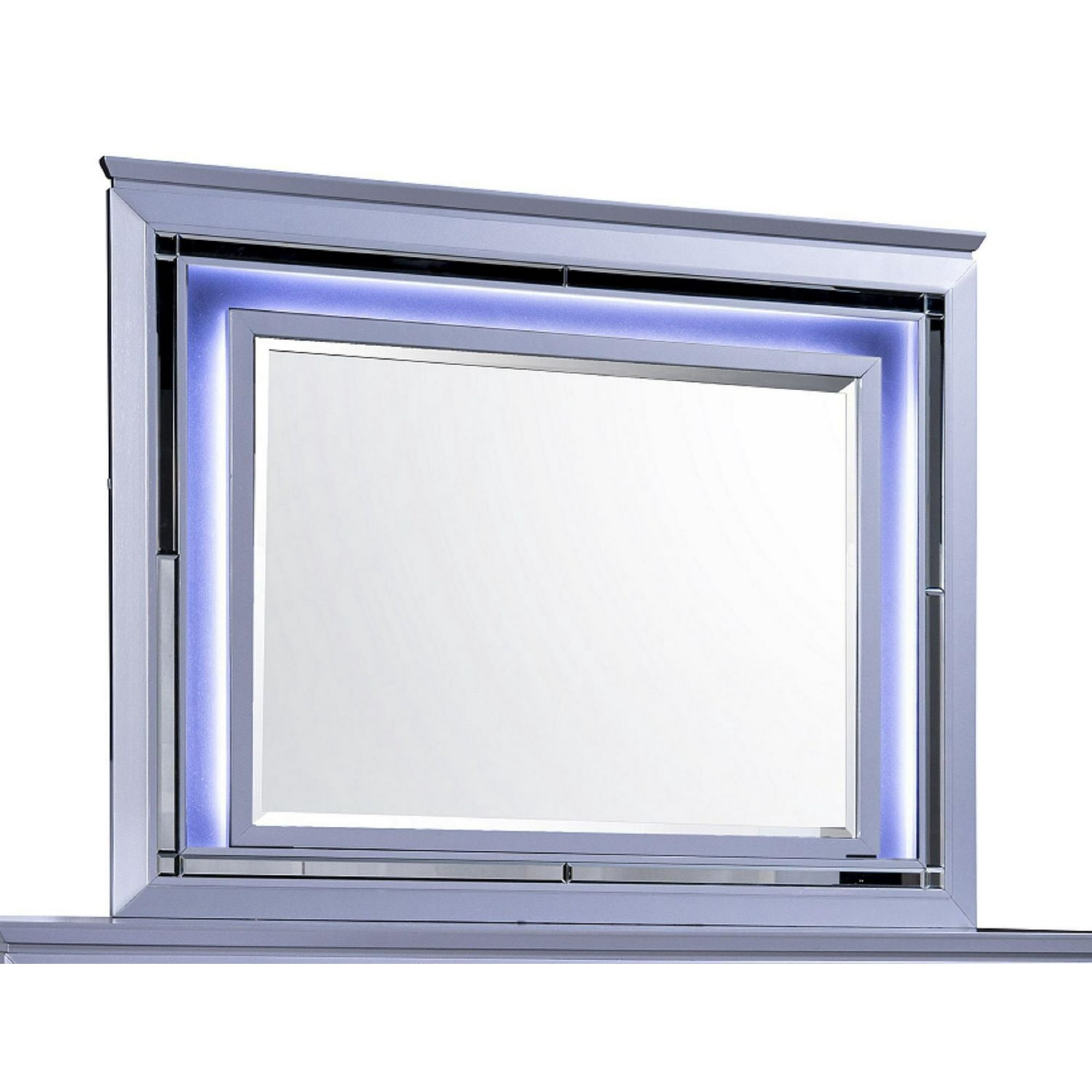 Click here for Topline Home Furnishings Silver Dresser Led Mirror... prices