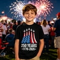 Byoo Big Girls Patriotic T-Shirt 4th of July American Flag Graphic ...