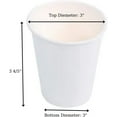 50 PACK Disposable 9 oz. Hotel Motel Room Paper Cups, Individually ...