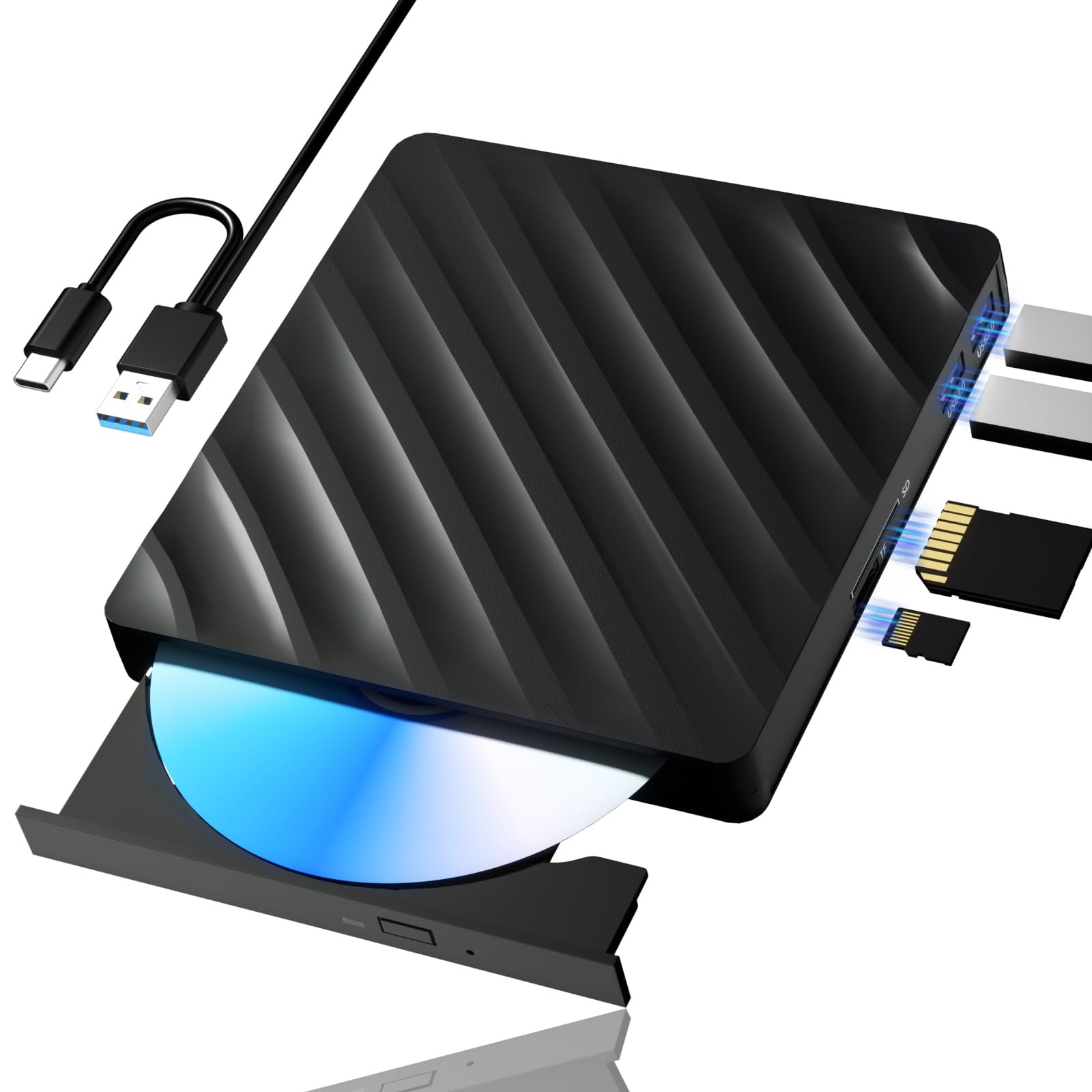 Click here for Wbacon 5 In 1 External Blu Ray Drive  Portable Blu... prices