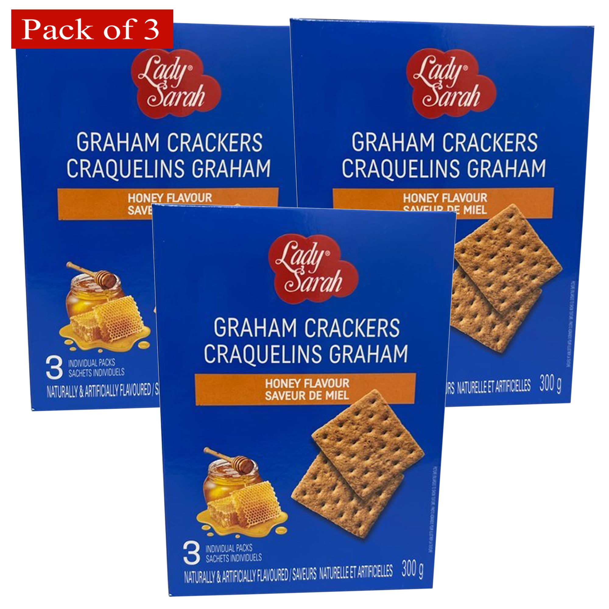 Click here for Lady Sarah Graham Crackers Honey  300g (Pack Of 3)... prices