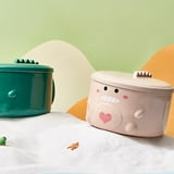 Niceauty 1Pc Metal Mixing Bowl Stainless Steel Pink Food Container for ...