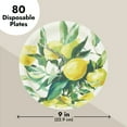Walmart 80-Pack Citrus Fruit Theme Disposable Paper Plates, Ideal for ...
