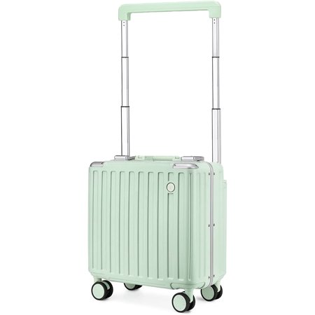 Carry-On Luggage 18-Inch Hardside Spinner Lightweight Suitcase with TSA ...
