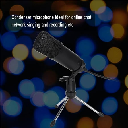 Portable Condenser USB Microphone for PC PC Laptop Microphone Condenser ...