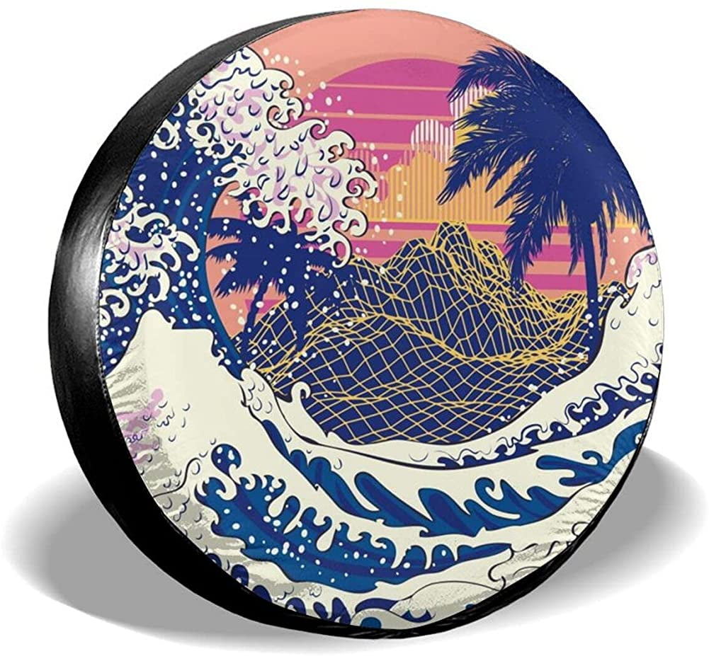 ALmi Mountains Nature Scenery Spare Tire Cover Star Lake Landscape ...