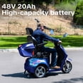 Heavy Duty 3 Wheel Mobility Scooters for Seniors & Adults 500lbs ...