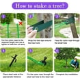 "Maylai Heavy Duty Tree Stakes Kit, 3 PCS 15.8"" Stakes/Straps, 32.8ft ...