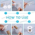 10 Sets Paper Thread Winding Bobbins with Plastic Finding for Stitch ...