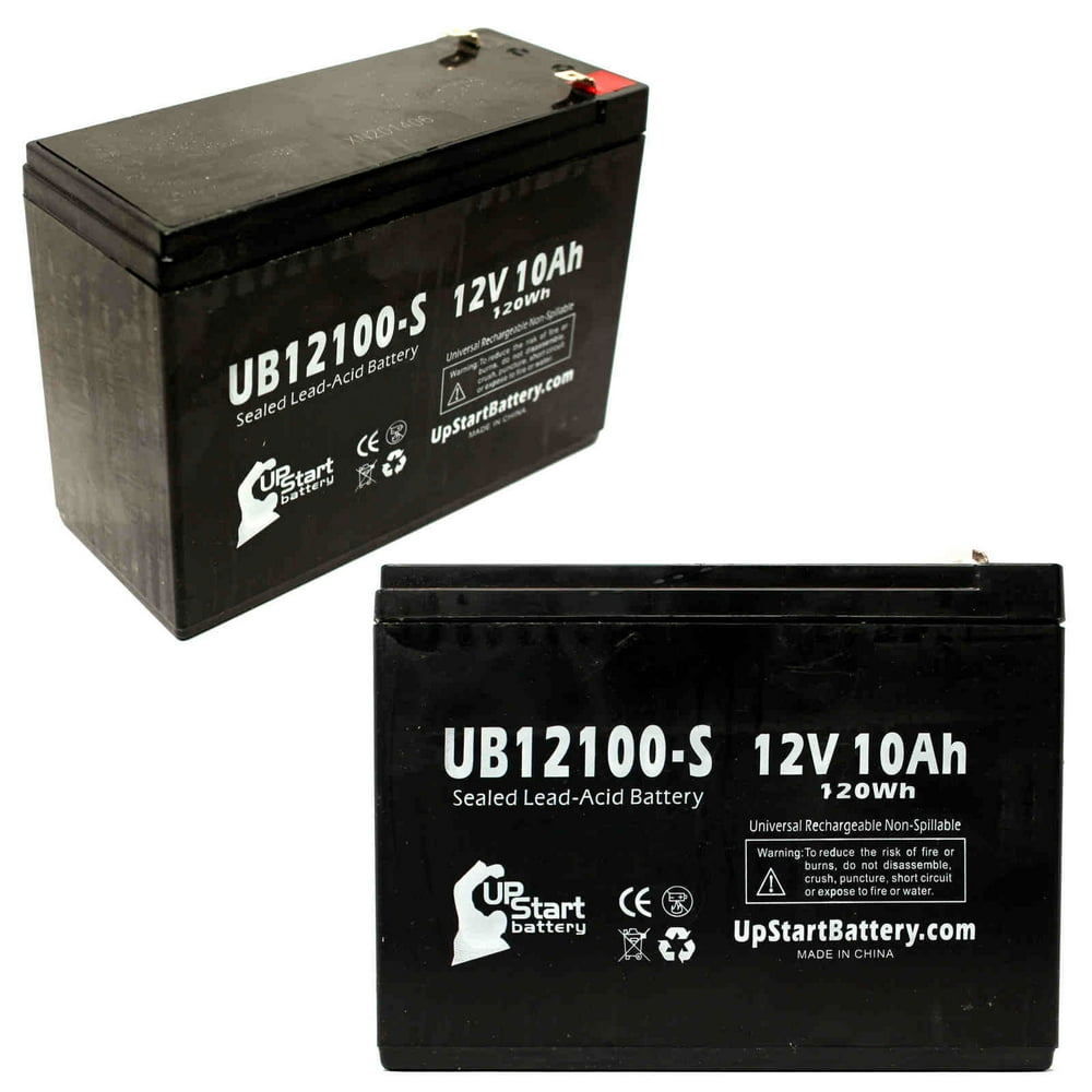 2x Pack - B & B Battery BP10-12 Battery Replacement - UB12100-S ...