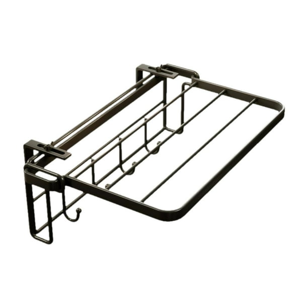 Tendedero plegable para ropa, barandilla para balcón, toallero plegable ...