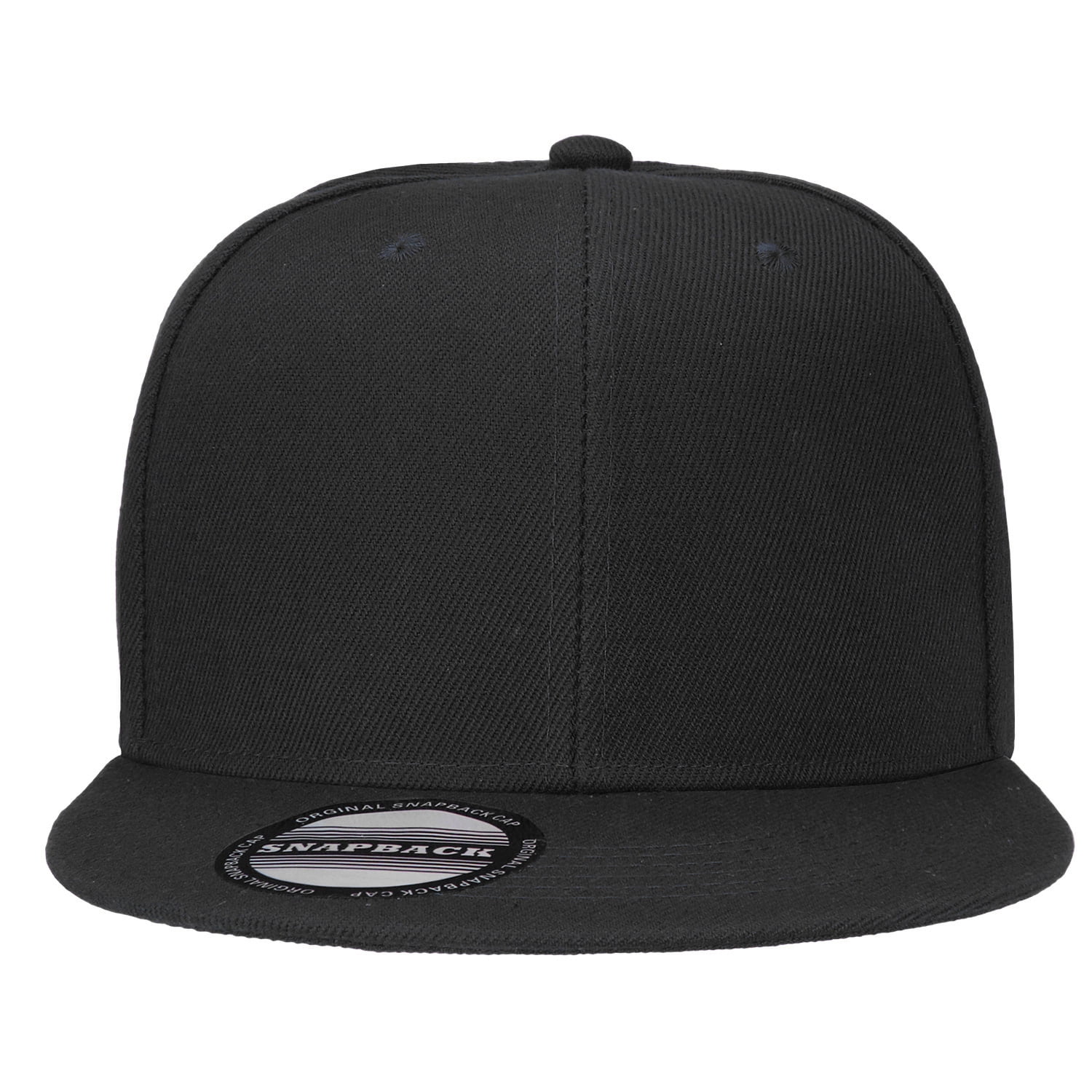 Plain Black Snapback