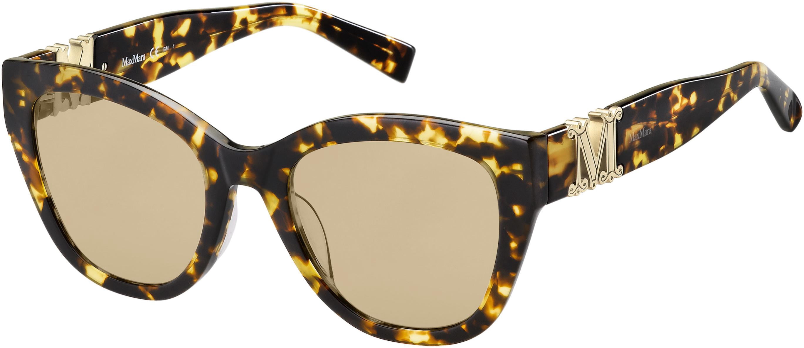 Max Mara Max Mara MM BerlinI Sunglasses 0EPZ Yellow Red Havana Max Mara Max Mara MM BerlinI Sunglasses 0EPZ Yellow Red Havana