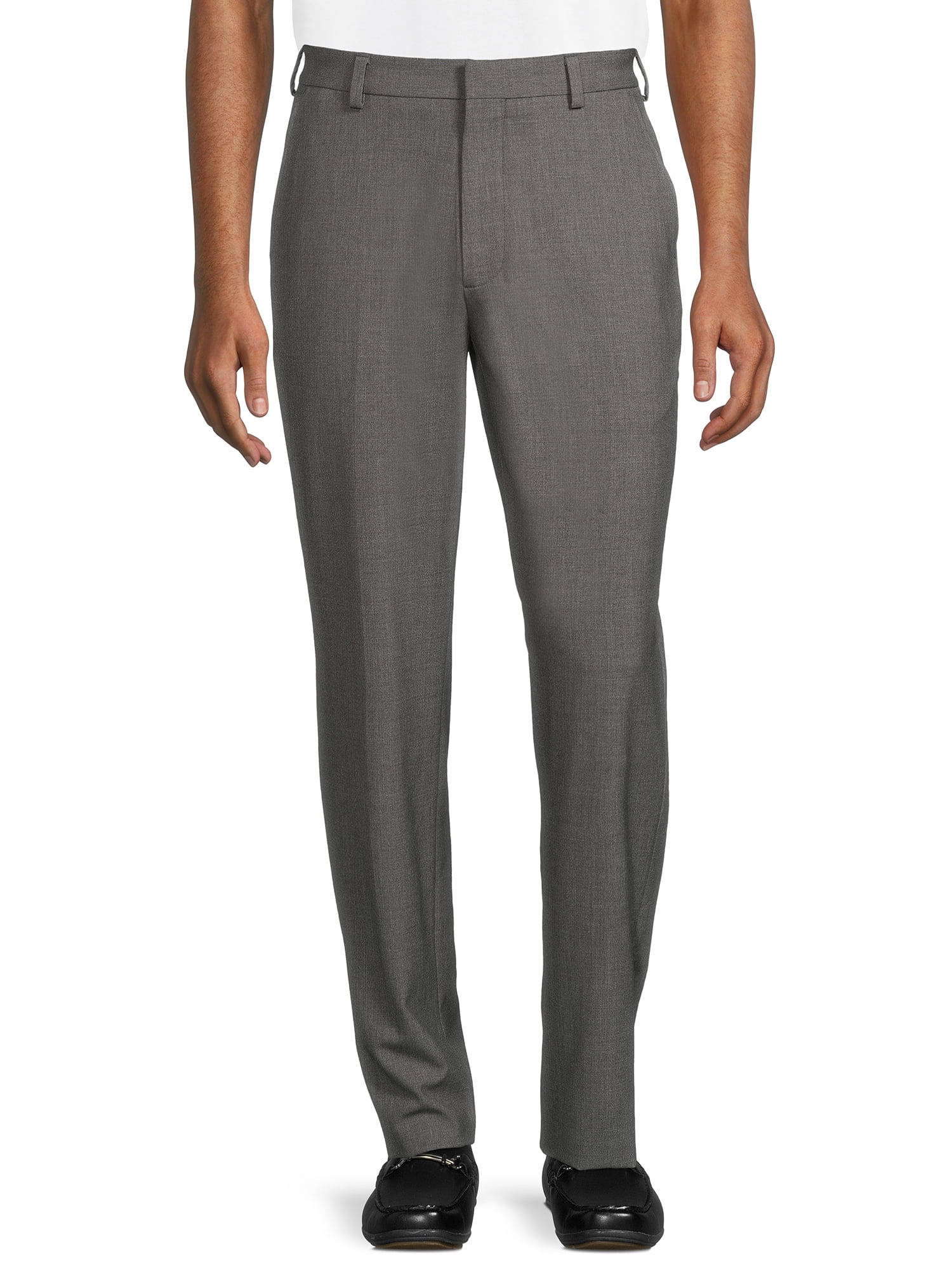 George Men's and Big Men's Premium Comfort Stretch Flat Front Suit ...