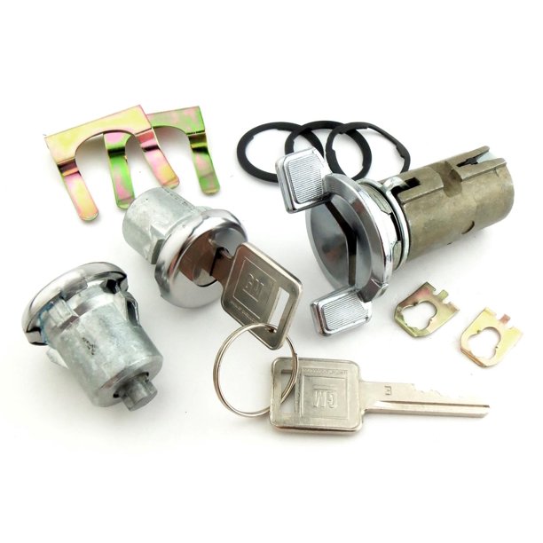 JEGS 18051 Ignition & Door Lock Set 1979-1982 GM Models Set Includes ...