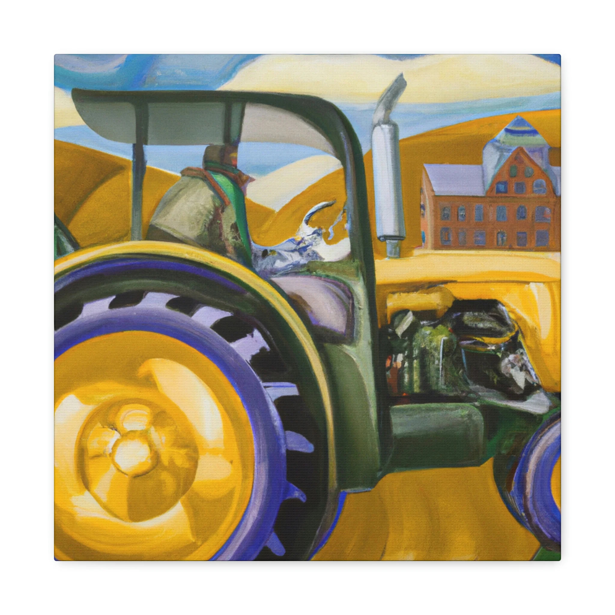 Tractor of the Fields - Canvas - Walmart.com