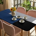 Blue Gray Fitted Rectangle Tablecloth 24" x 36" Abstract Color Block ...