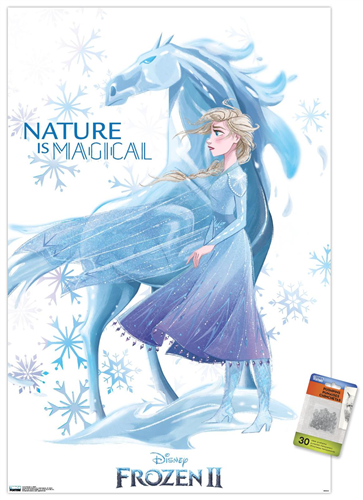 Disney Frozen 2 - Nokk Wall Poster with Push Pins, 22.375" x 34 ...