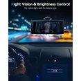 Camera with 7" Touchscreen, Compatible with and , Featuring 1080P Split ...
