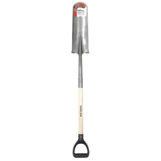 True Temper 16" Drain Spade With Wood Handle & Ergo D-Top 15 Year Warr ...