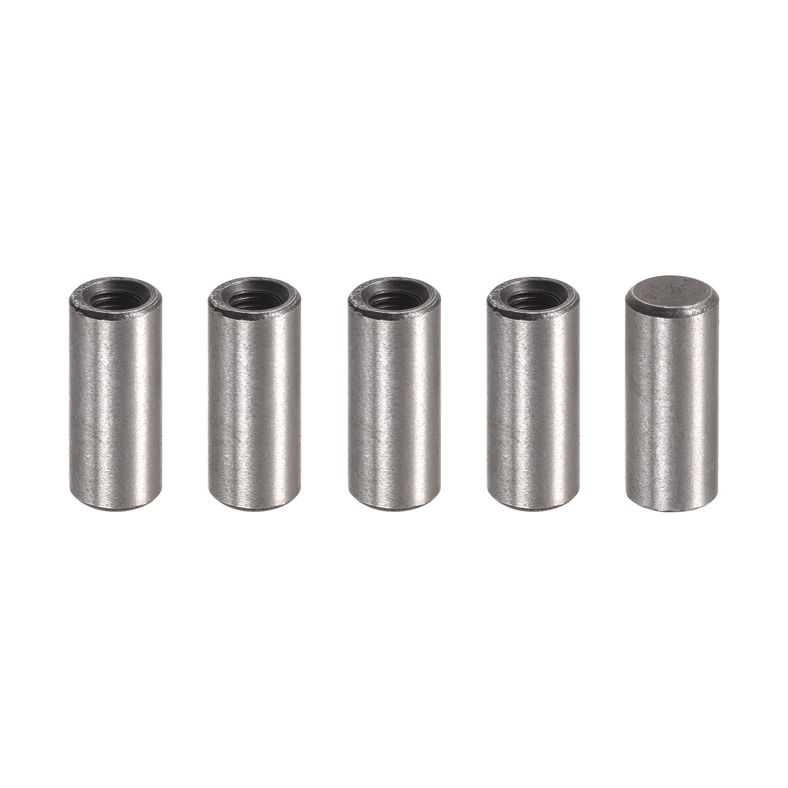 M3 Internal Thread Dowel Pin 5 Pack 5x10mm Chamfering Flat Carbon Steel ...