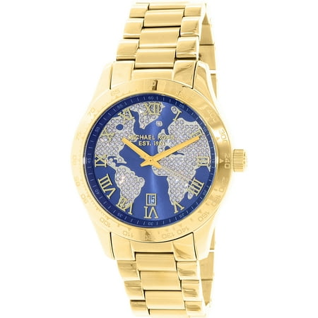Michael Kors Women's Layton MK6243 Gold Stainless-Steel Swiss Quartz ...