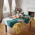 Abstract Mountain Range Sun Table Cloth 60x84in, Waterproof Rectangle ...