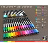 Tooli-Art Professional Acrylic Paint Markers for Rocks, Canvas, Mugs ...