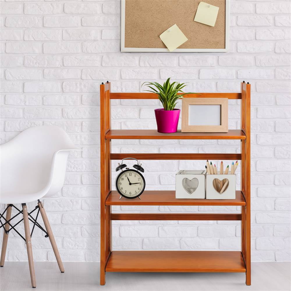 3-Shelf Folding Stackable Bookcase 27.5 3-Shelf Folding Stackable Bookcase 27.5