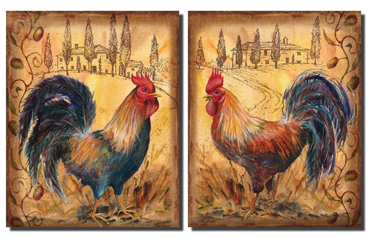 Rooster Kitchen Art