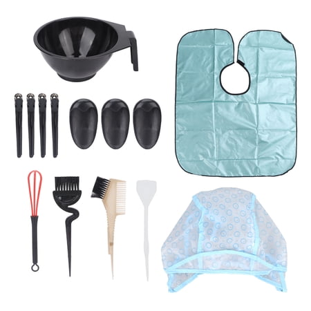 ANGGREK 14pcs Hair Dye Coloring Kit DIY Hair Dye Brush Bowl Set For ...