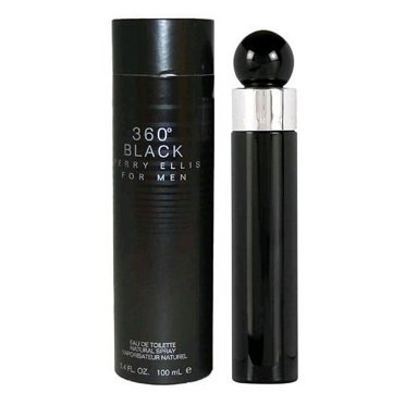 Perry Ellis 360 Black Cologne, Eau De Toilette Spray, 3.3 Oz / 100 Ml ...