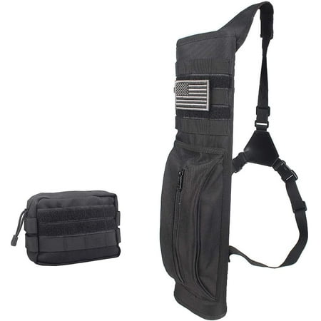Archery Multi-Function Back Arrow Quiver with Molle System Shoulder ...