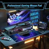 Gaming Mouse Pad 31.5x11.8" Premium Non-Slip Rubber & Waterproof Desk ...