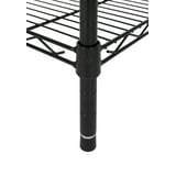 Hyper Tough 3-Tier Multipurpose Wire Shelving Rack, Black Color,750lbs ...